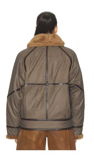 Isabel Marant Étoile Olinka Parka Coat In Brown